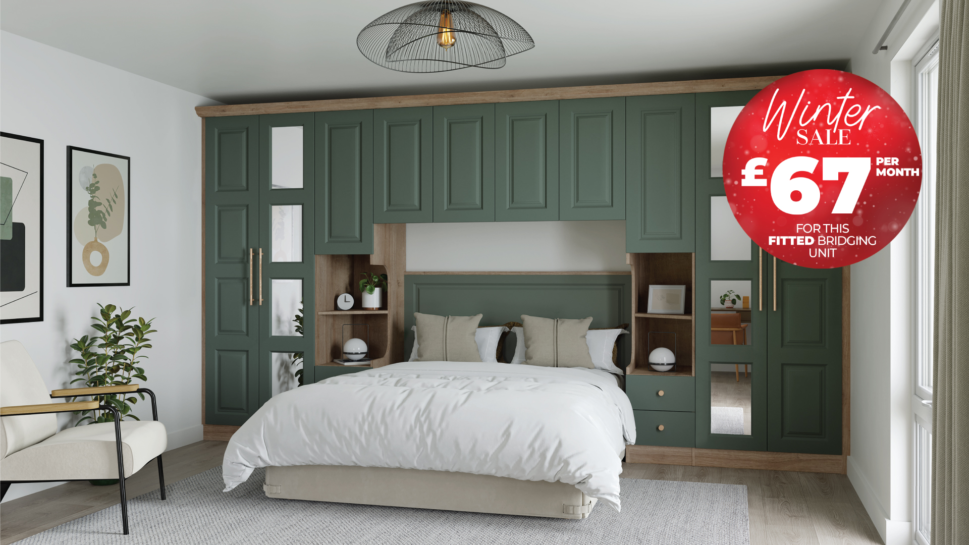 £67 per month Fitted Bridging Unit | Starplan